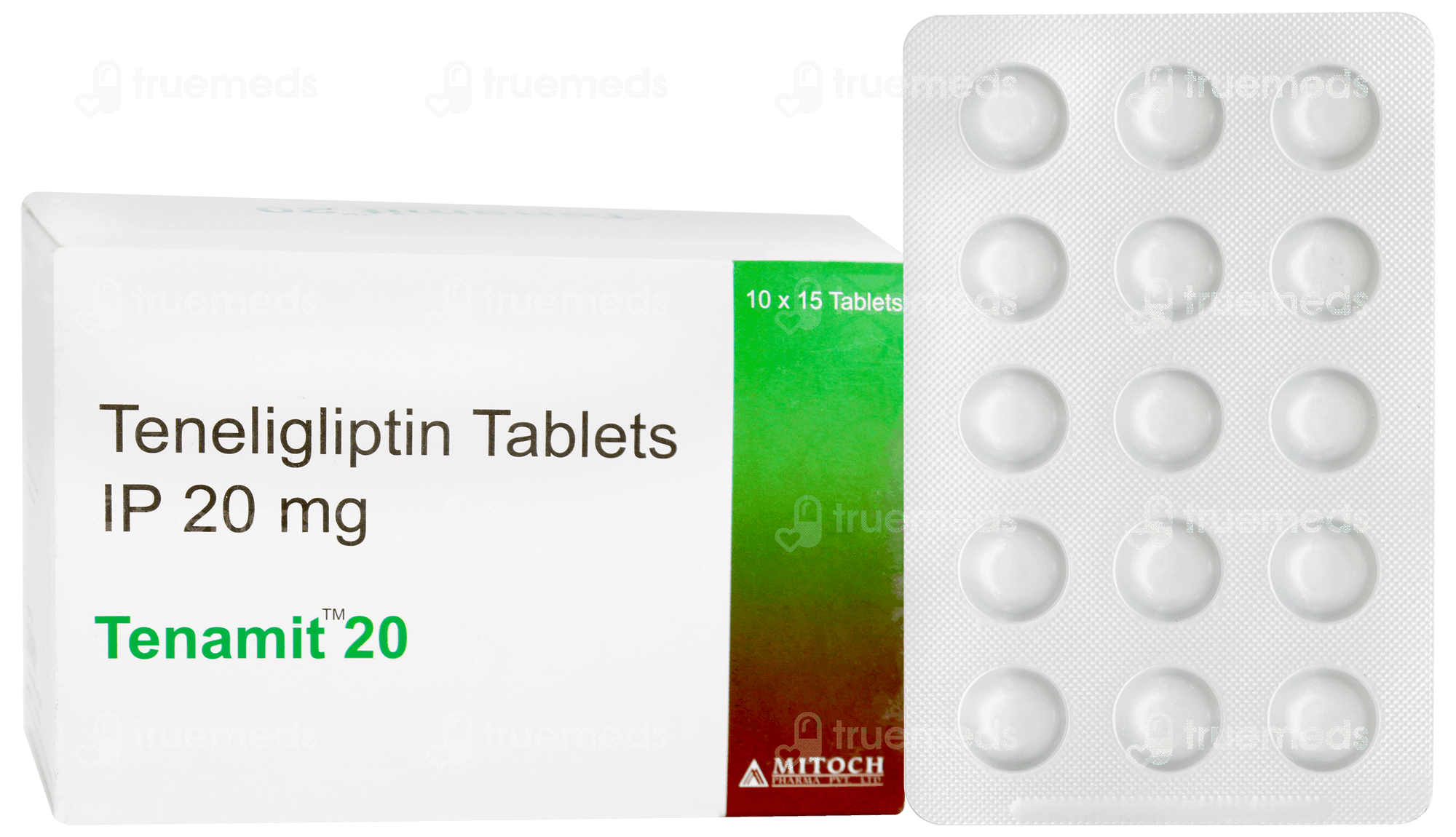 Tenamit 20 Mg Tablet 15 - Uses, Side Effects, Dosage, Price | Truemeds