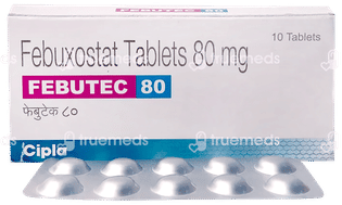 Febutec 80 Mg Tablet 10 - Uses, Side Effects, Dosage, Price | Truemeds