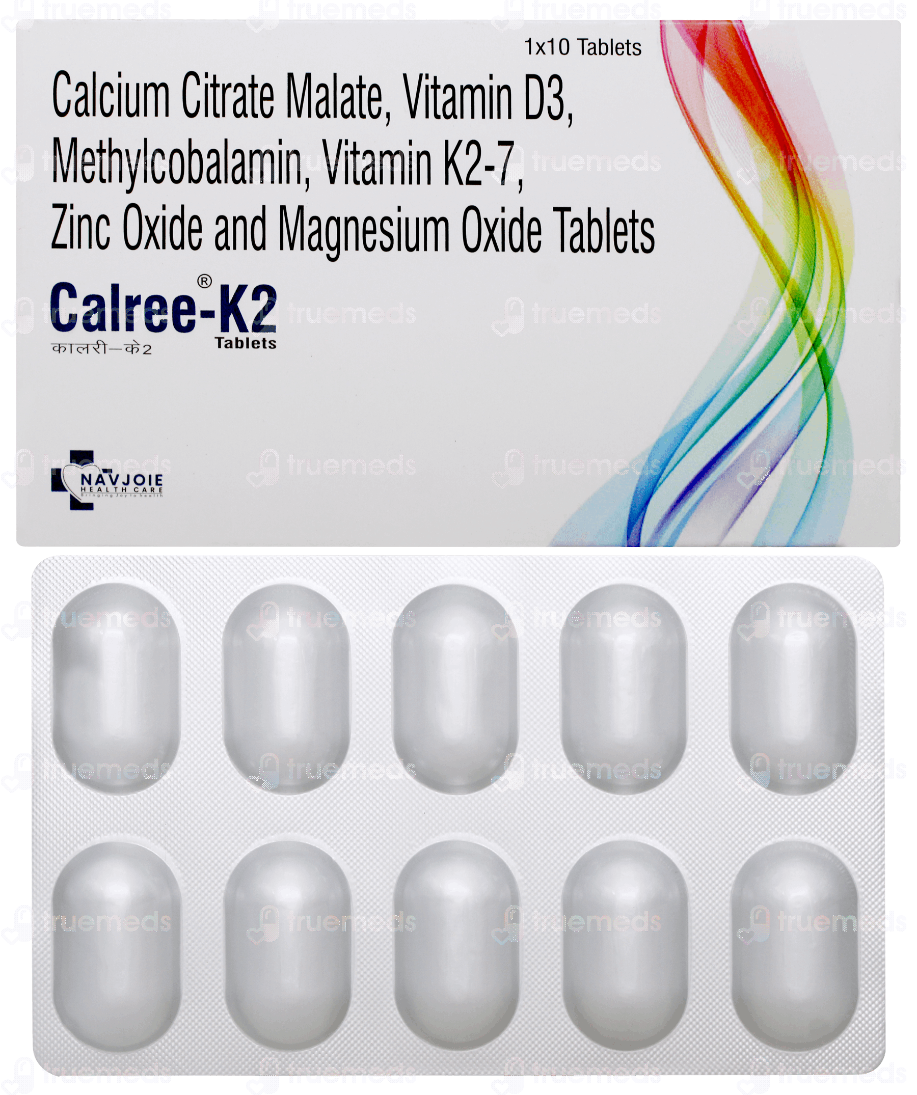 Calree K2 Tablet 10 - Uses, Side Effects, Dosage, Price | Truemeds
