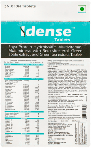 Idense Tablet 10 - Uses, Side Effects, Dosage, Price | Truemeds