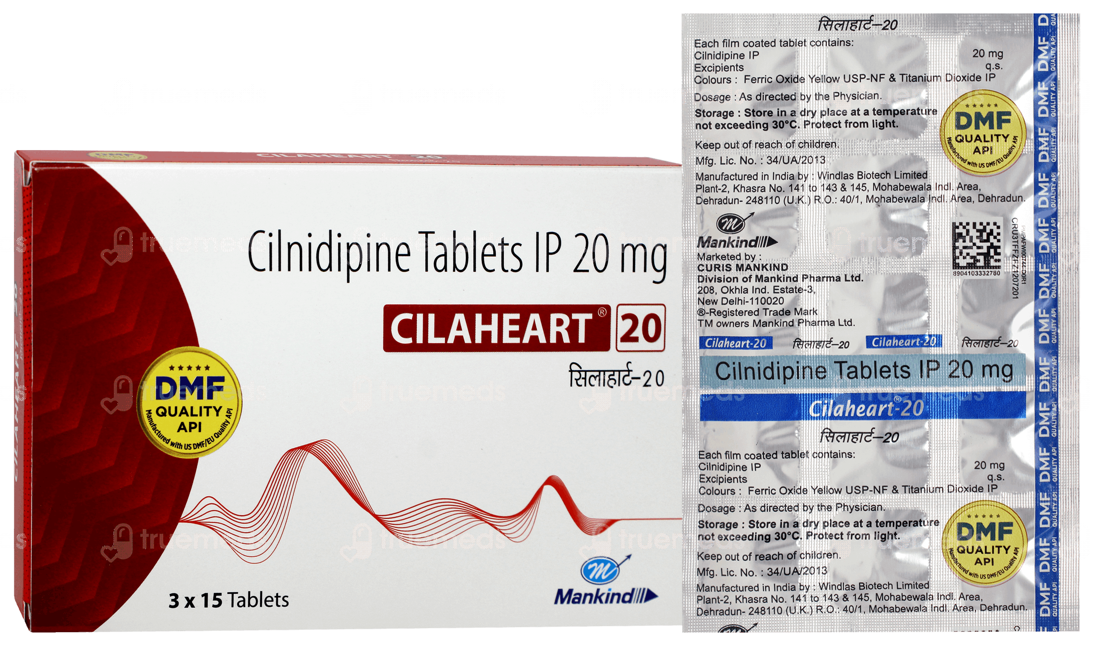 Cilaheart 20 Tablet 15: Uses, Side Effects, Price & Substitutes