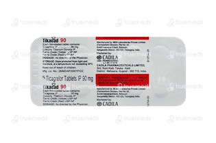 Tikacad 90 MG | Order Tikacad 90 MG Tablet Online at Truemeds