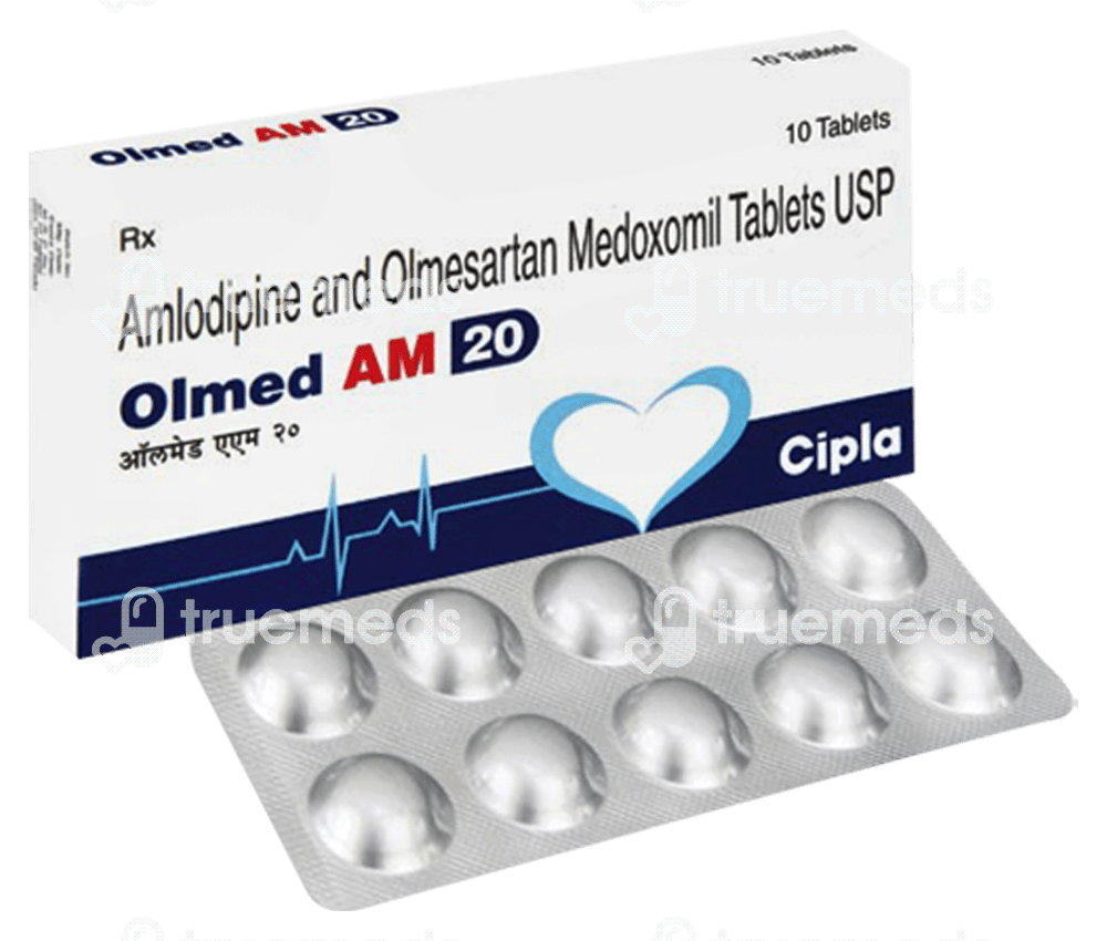 Olmed Am 205 Mg Tablet 10 - Uses, Side Effects, Dosage, Price | Truemeds