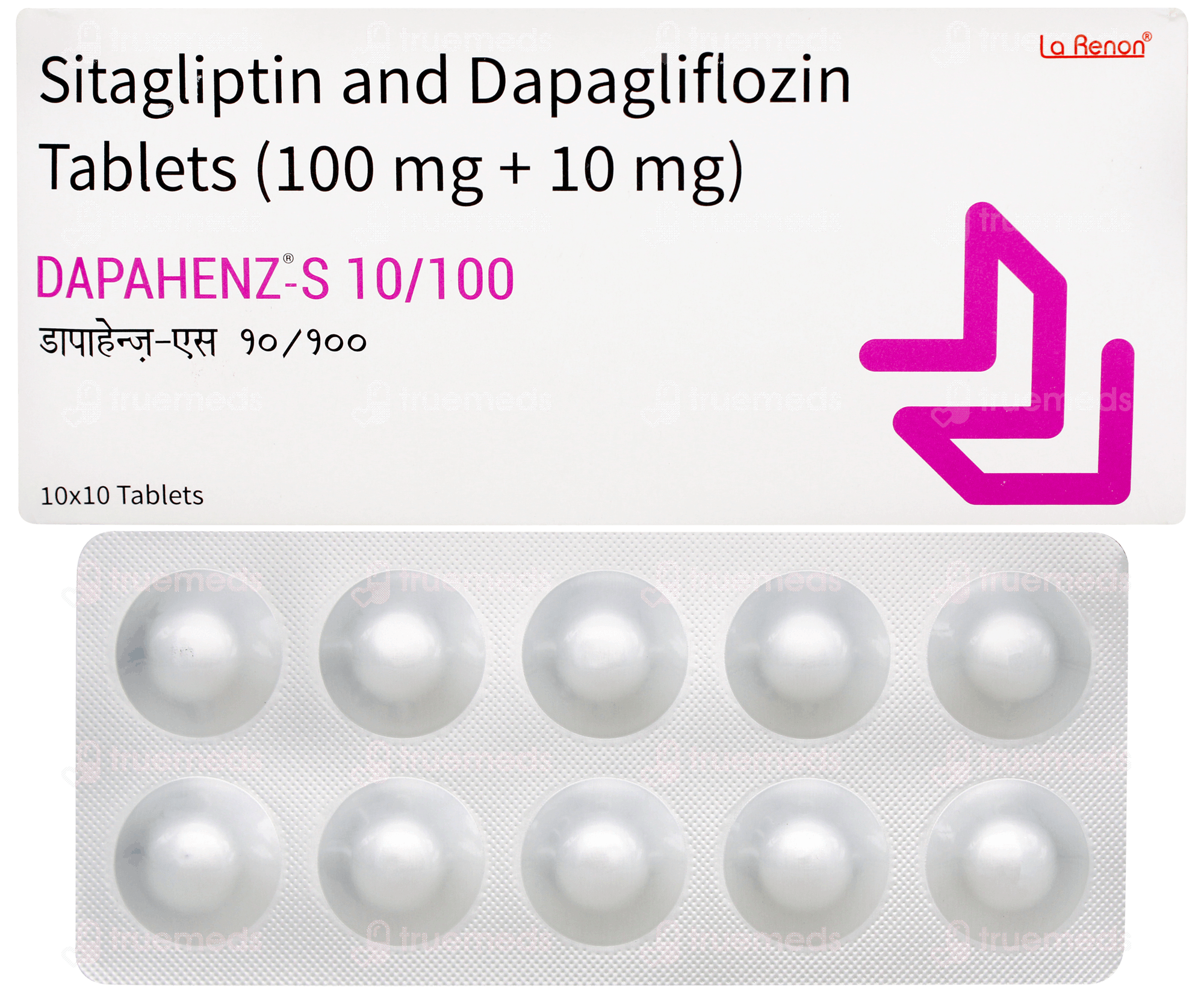 Dapahenz S 10100 Tablet 10 - Uses, Side Effects, Dosage, Price | Truemeds