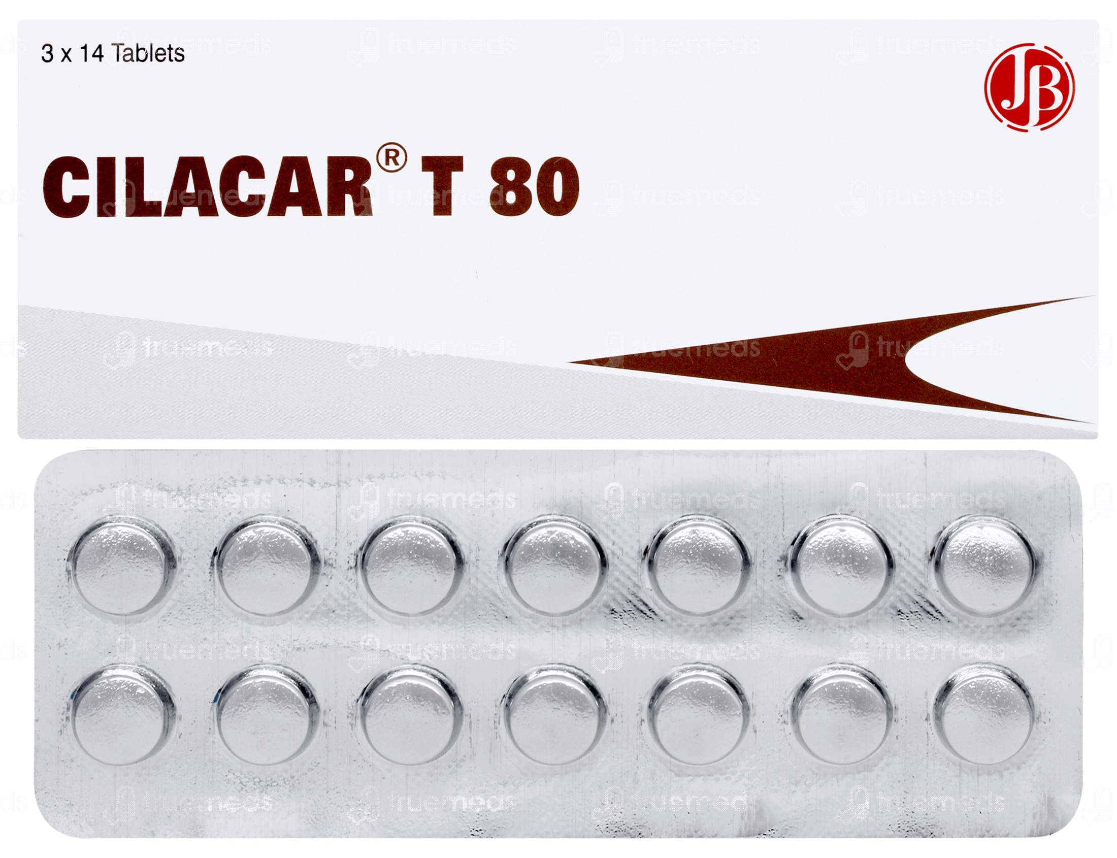 Cilacar T 80 Mg Tablet 14 - Uses, Side Effects, Dosage, Price | Truemeds
