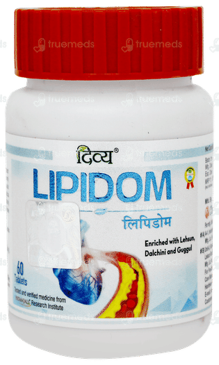 Patanjali Divya Lipidom Tablet 60 - Uses, Side Effects, Dosage, Price ...