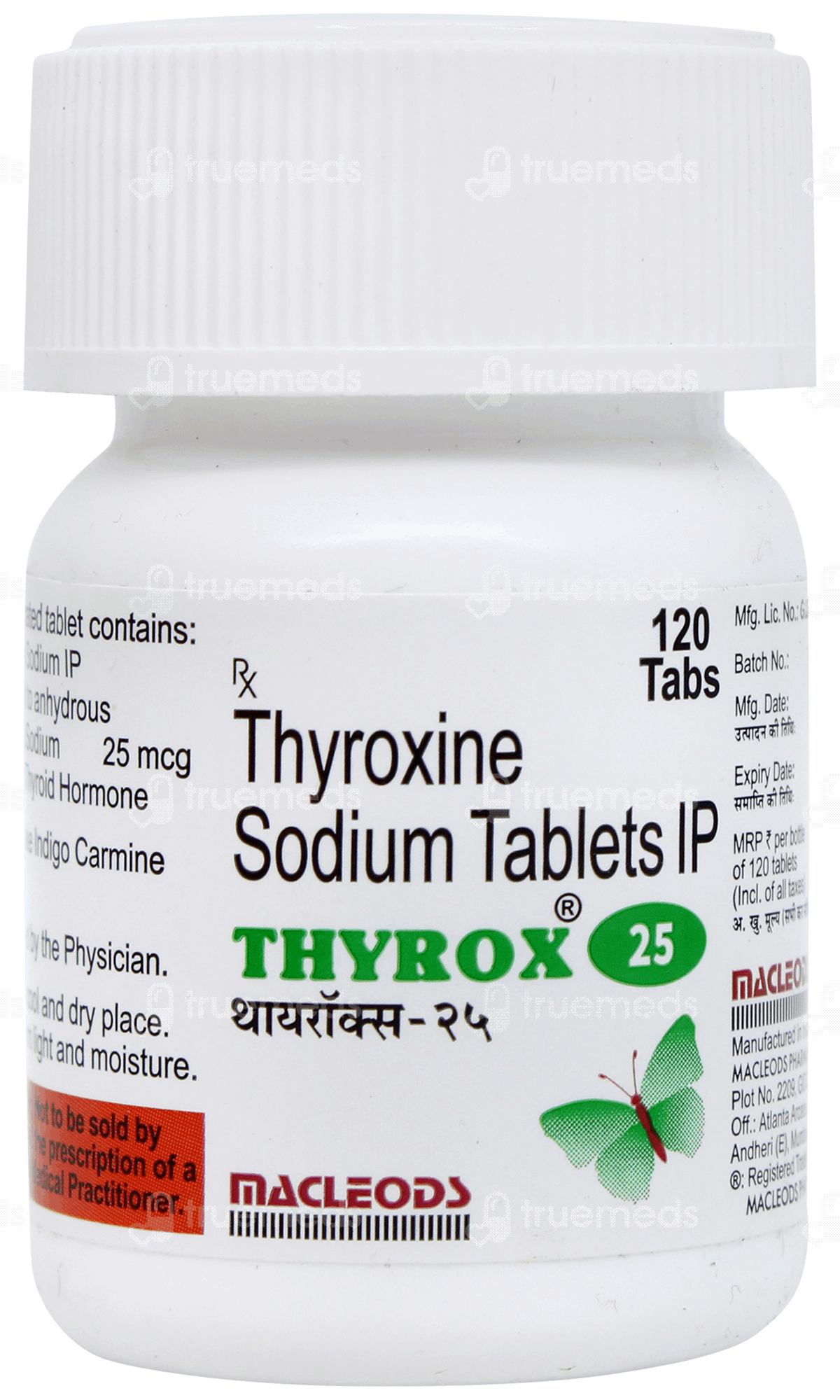 Thyrox 25 Tablet: Uses, Side Effects, Price & Substitutes