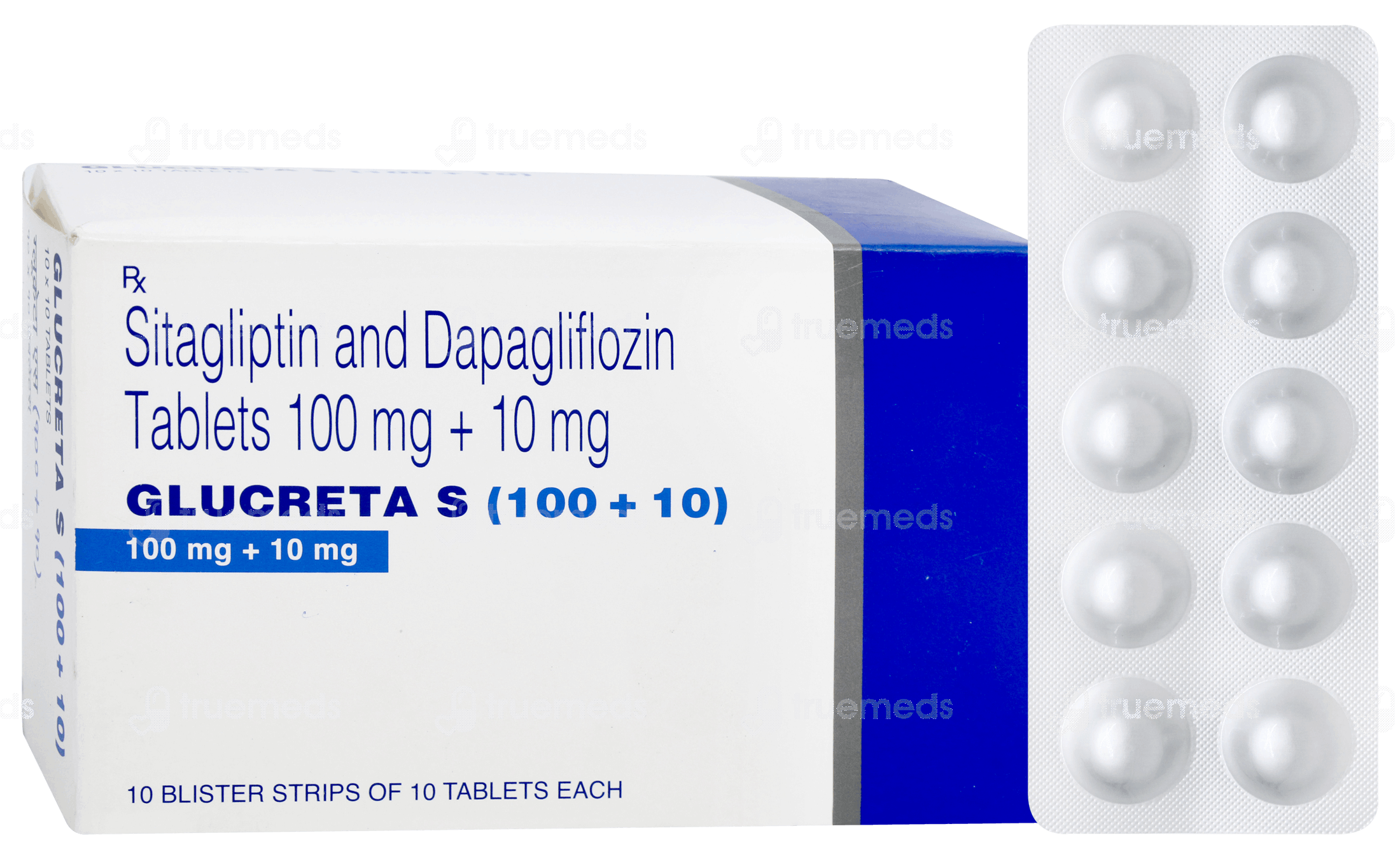 Glucreta S 10100 Mg Tablet 10 - Uses, Side Effects, Dosage, Price ...