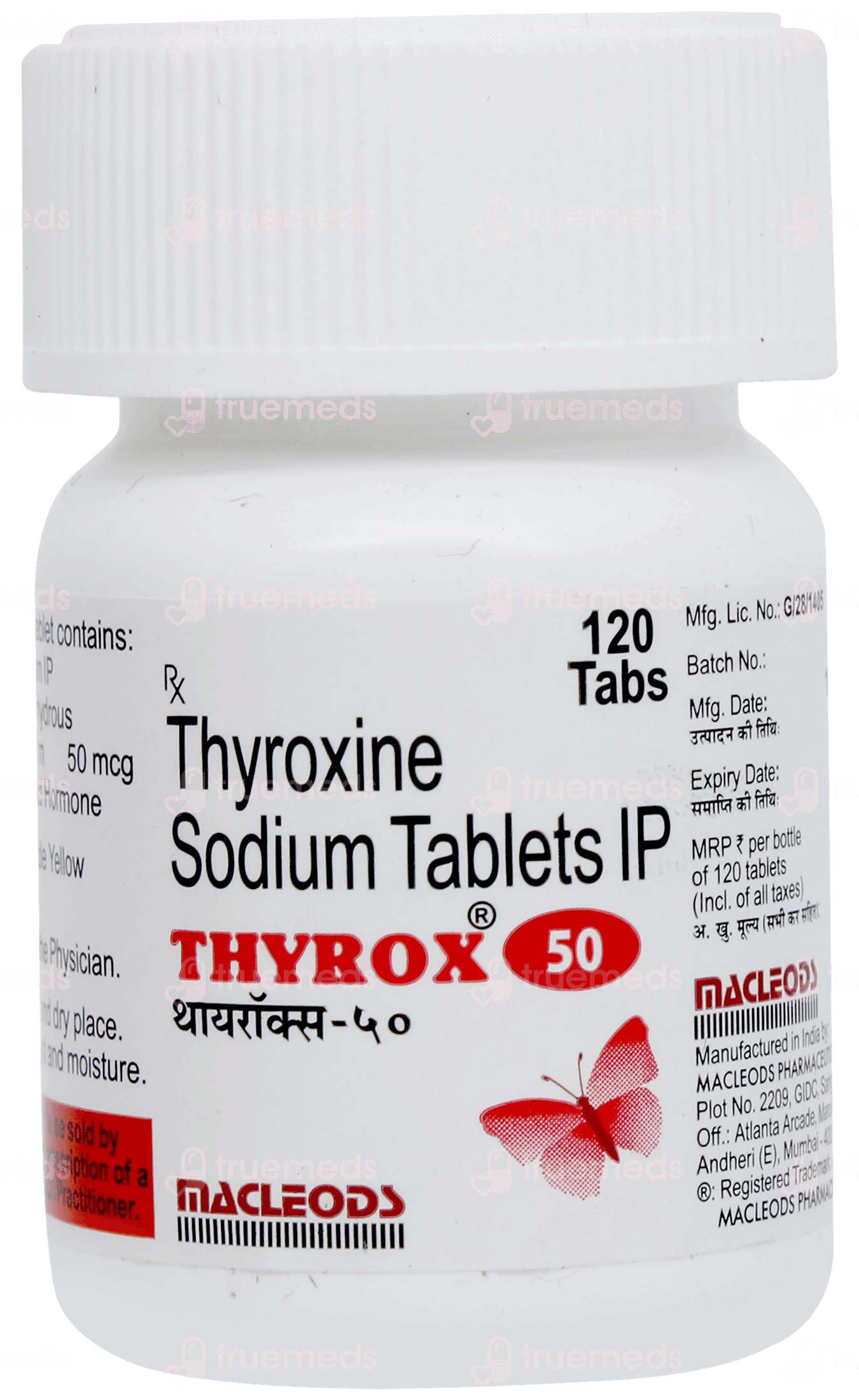 Thyrox 50 Tablet: Uses, Side Effects, Price & Substitutes