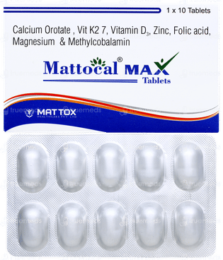 Mattocal Max Tablet 10 - Uses, Side Effects, Dosage, Price | Truemeds
