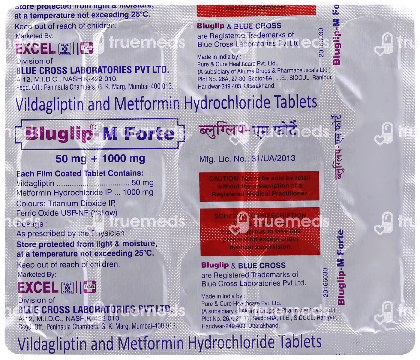 Bluglip M Forte Tablet 15: Uses, Side Effects, Price & Substitutes