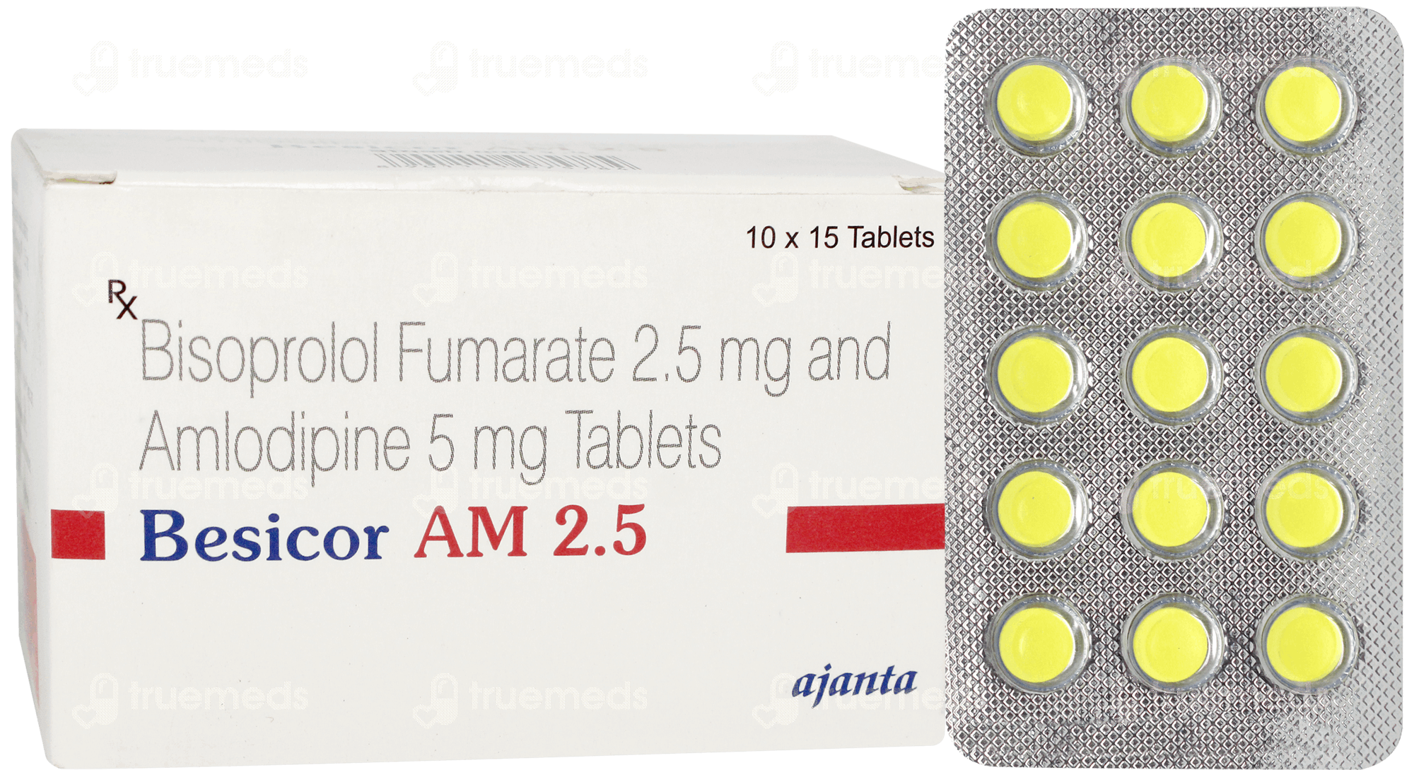 Besicor Am 25 Tablet 15 - Uses, Side Effects, Dosage, Price | Truemeds