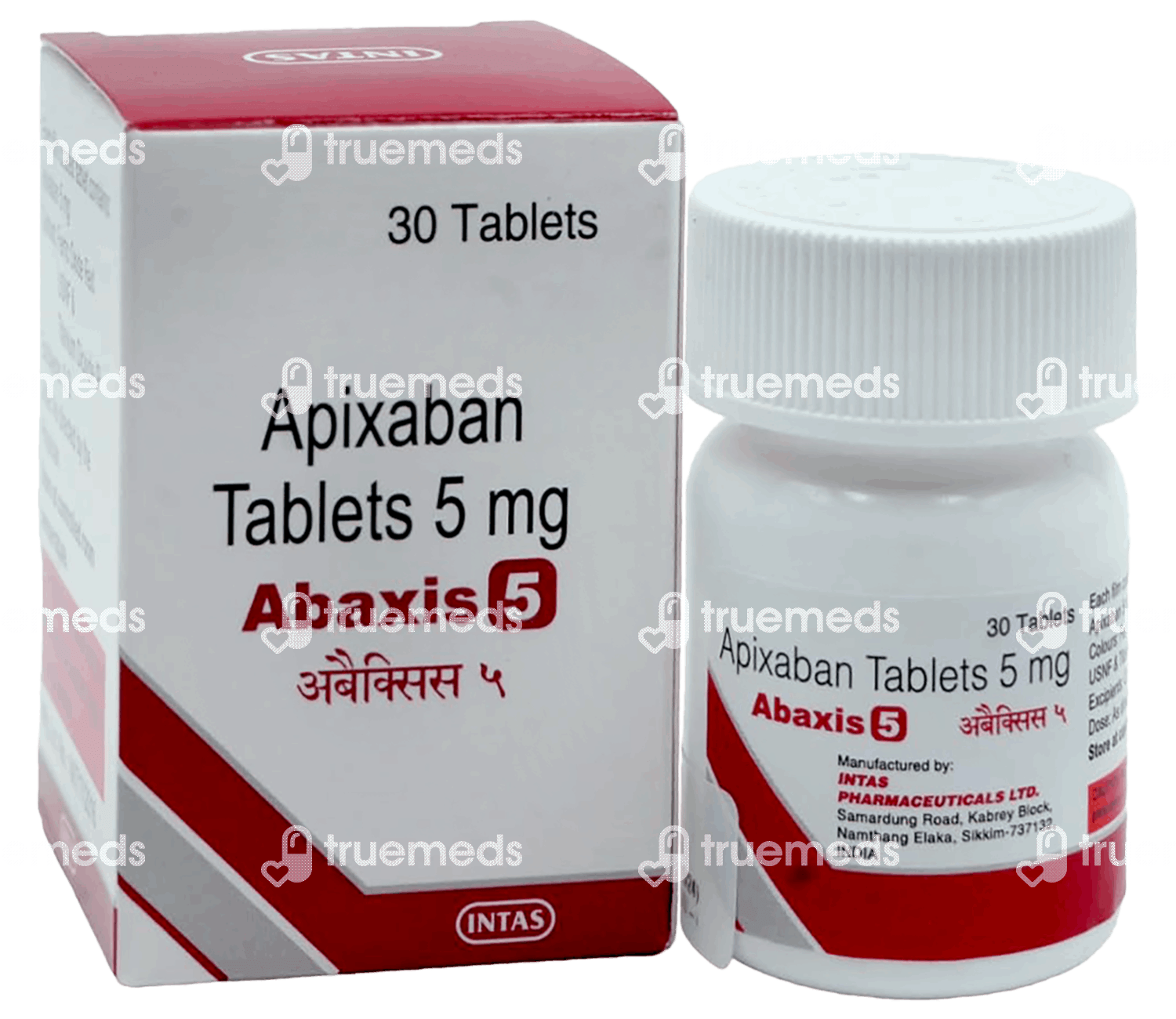 Abaxis 5 Mg Tablet 30 - Uses, Side Effects, Dosage, Price | Truemeds