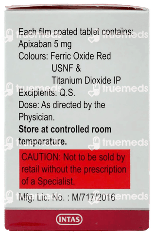 Abaxis 5 Mg Tablet 30 - Uses, Side Effects, Dosage, Price | Truemeds