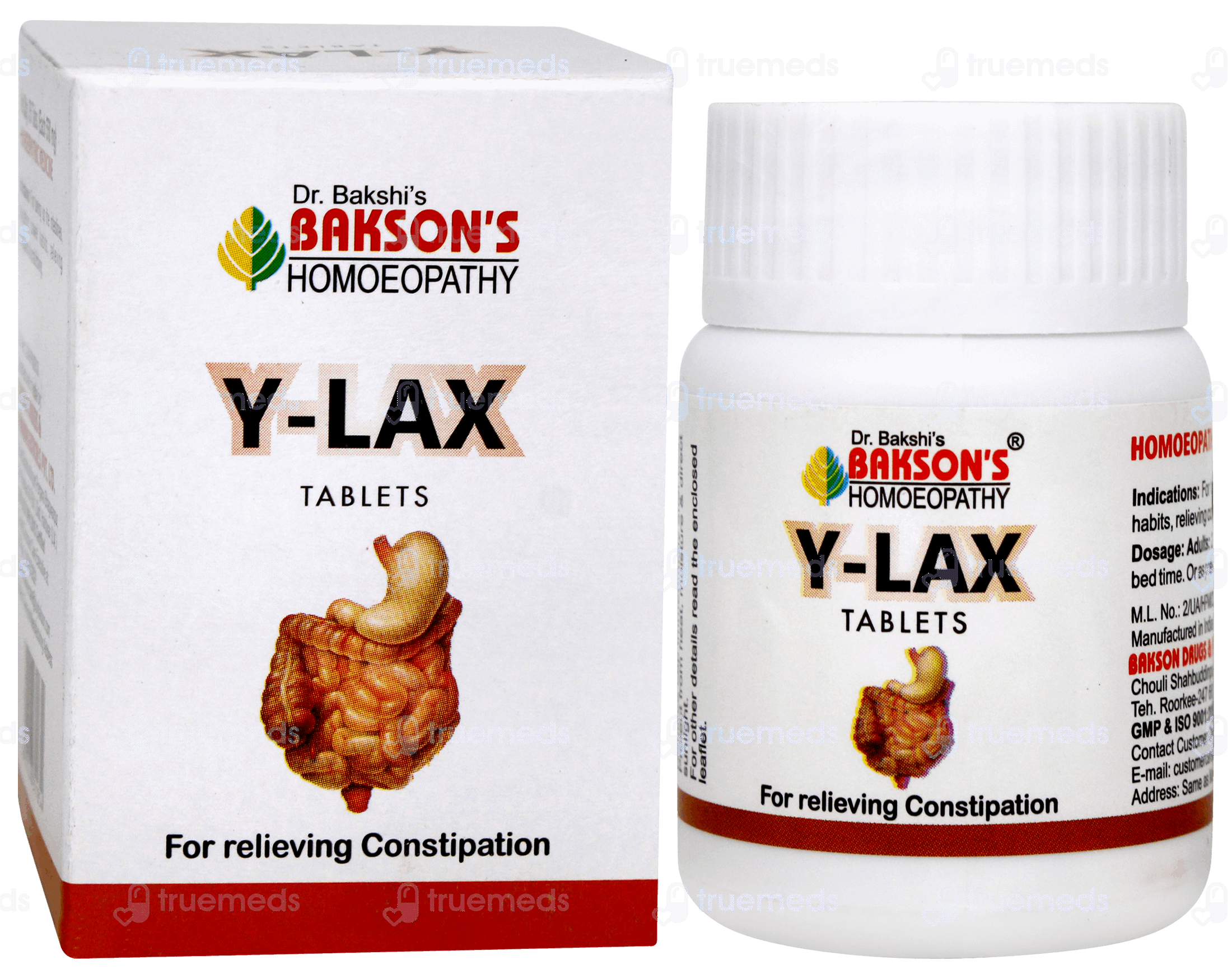 Baksons Y Lax Tablet 75 - Uses, Side Effects, Dosage, Price | Truemeds