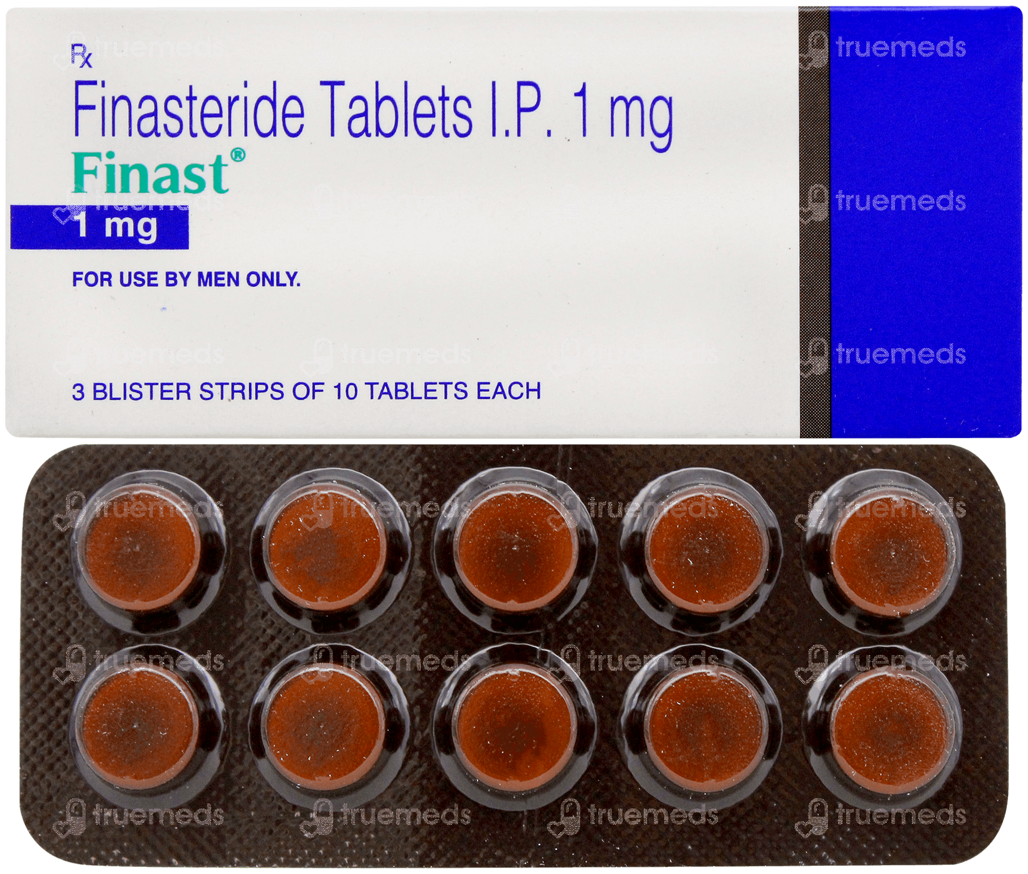 Finast 1 Mg Tablet 10 - Uses, Side Effects, Dosage, Price | Truemeds