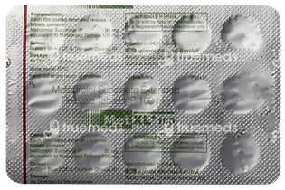 Met Xl 100 Mg Tablet 15 - Uses, Side Effects, Dosage, Price | Truemeds