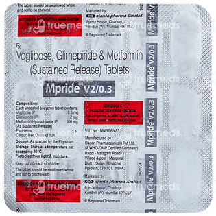 Mpride V 203 Tablet 15 - Uses, Side Effects, Dosage, Price | Truemeds