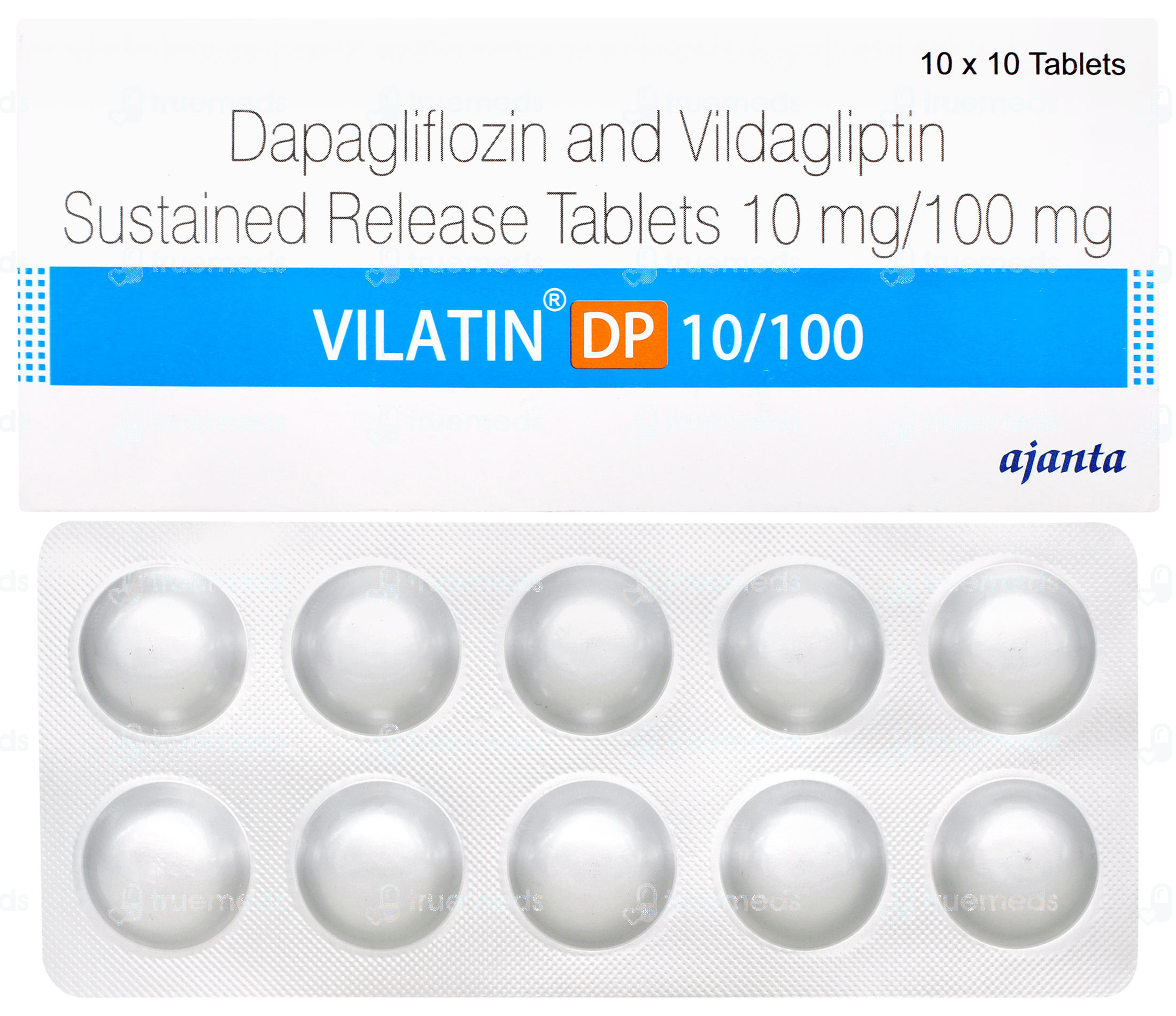 Vilatin Dp 10100 Mg Tablet 10 - Uses, Side Effects, Dosage, Price ...