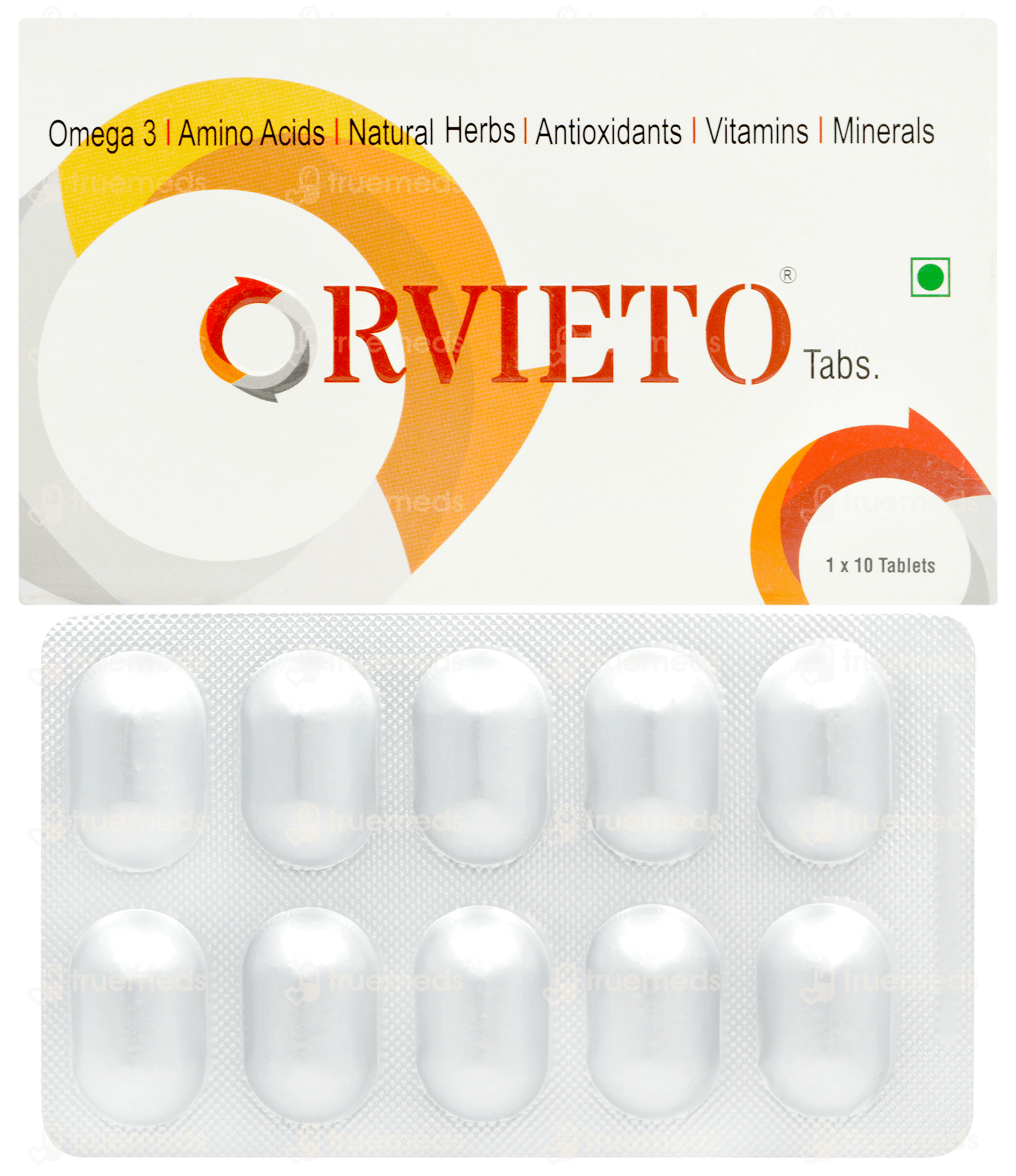Orvieto Tablet 10 - Uses, Side Effects, Dosage, Price | Truemeds