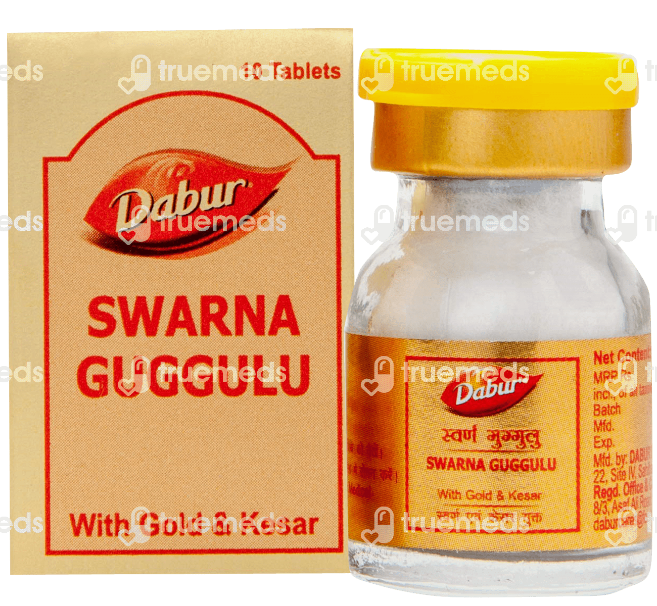 Dabur Swarna Guggulu Gold Tablet 10 - Uses, Side Effects, Dosage, Price ...