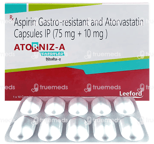 Atorniz A 10 Capsule 10 - Uses, Side Effects, Dosage, Price | Truemeds