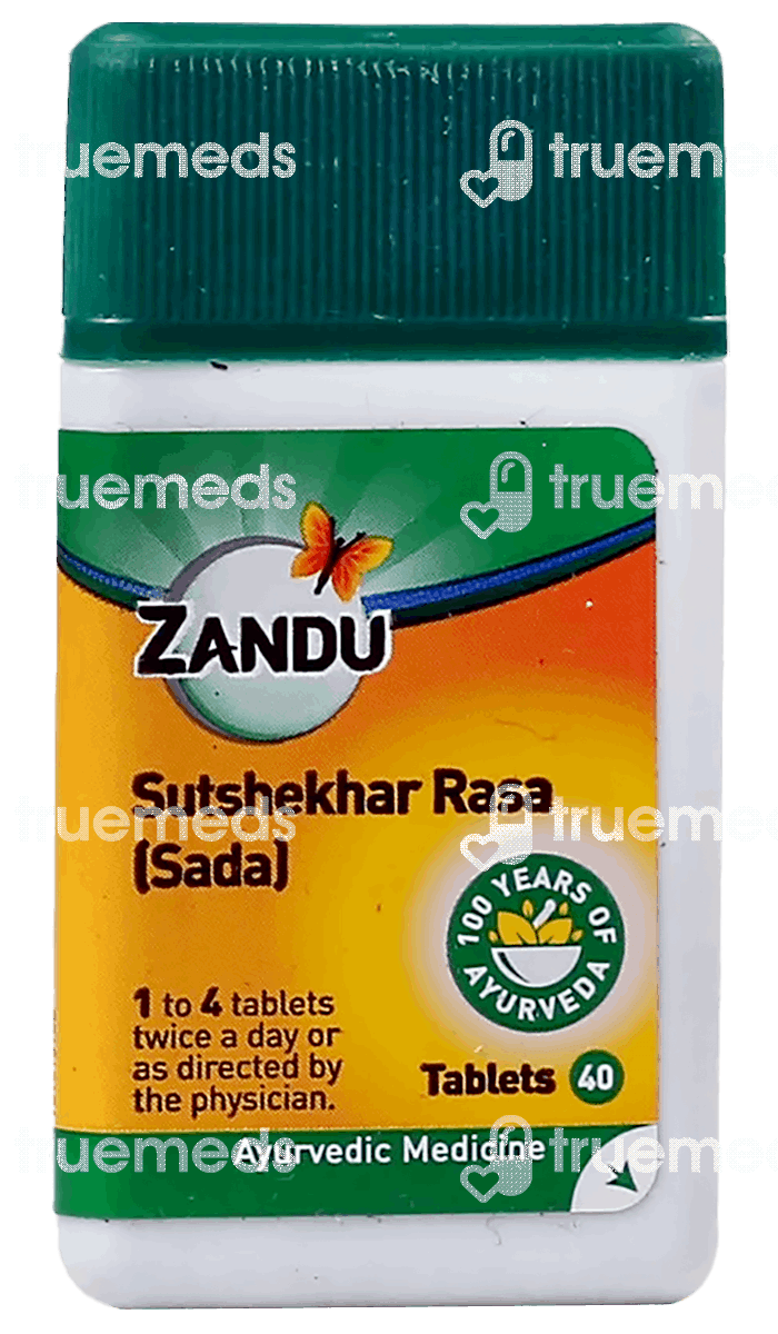 Zandu Sutshekhar Ras Tablet 40 - Uses, Side Effects, Dosage, Price ...