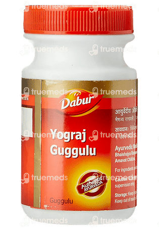 Dabur Yograj Guggulu Tablet 350 - Uses, Side Effects, Dosage, Price ...