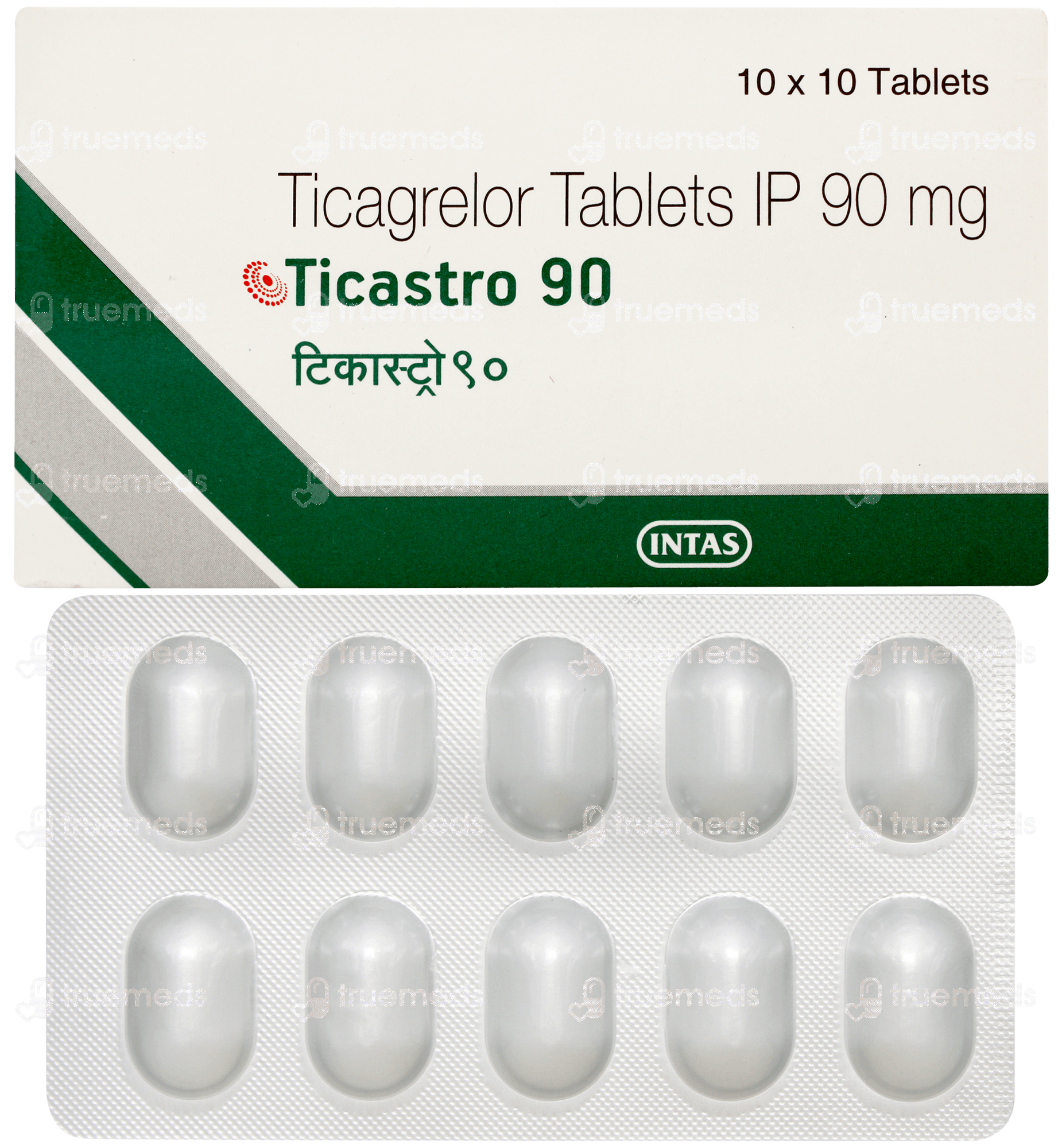 Ticastro 90 Mg Tablet 10 - Uses, Side Effects, Dosage, Price | Truemeds