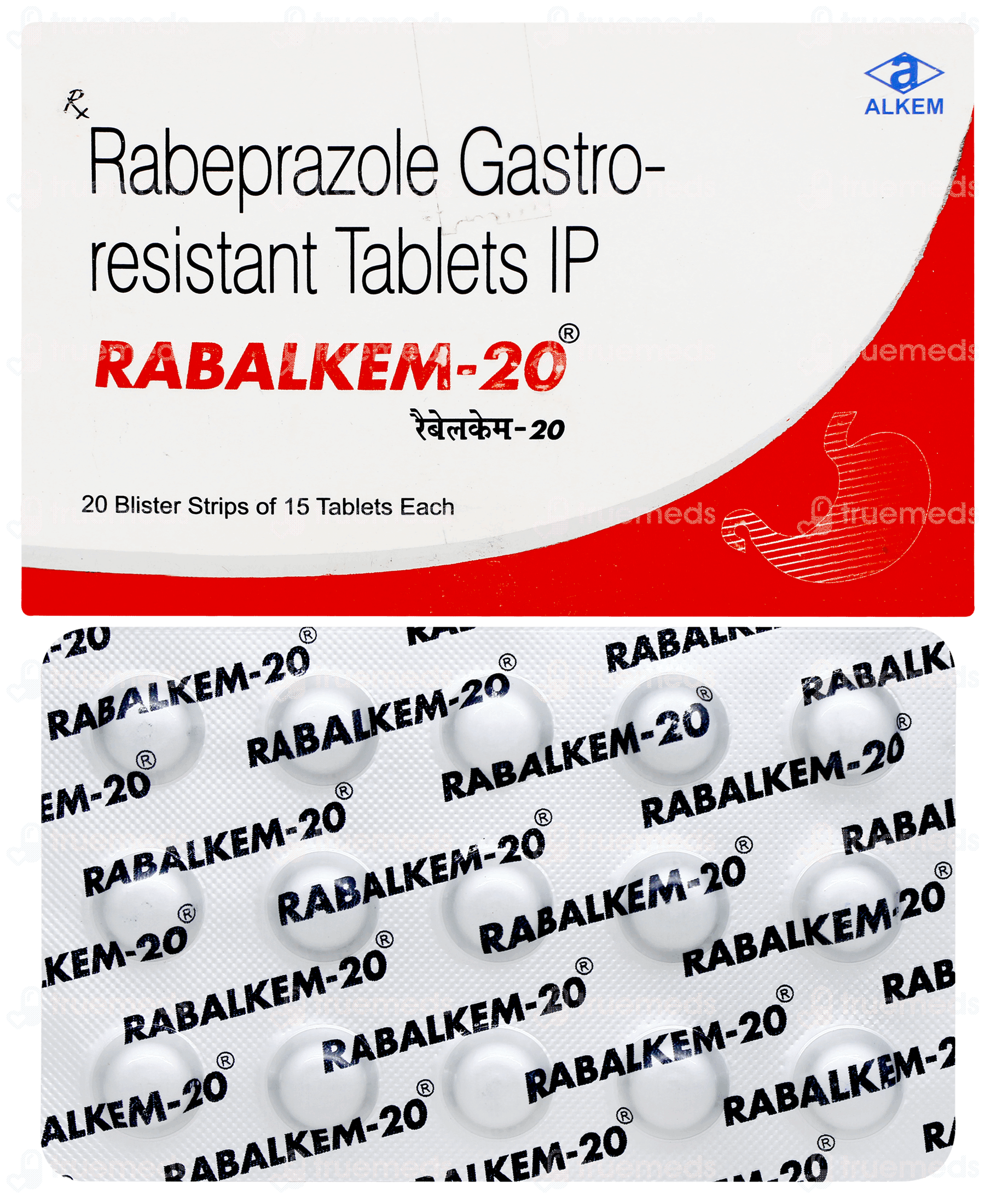 Rabalkem 20 Tablet 15: Uses, Side Effects, Price & Substitutes