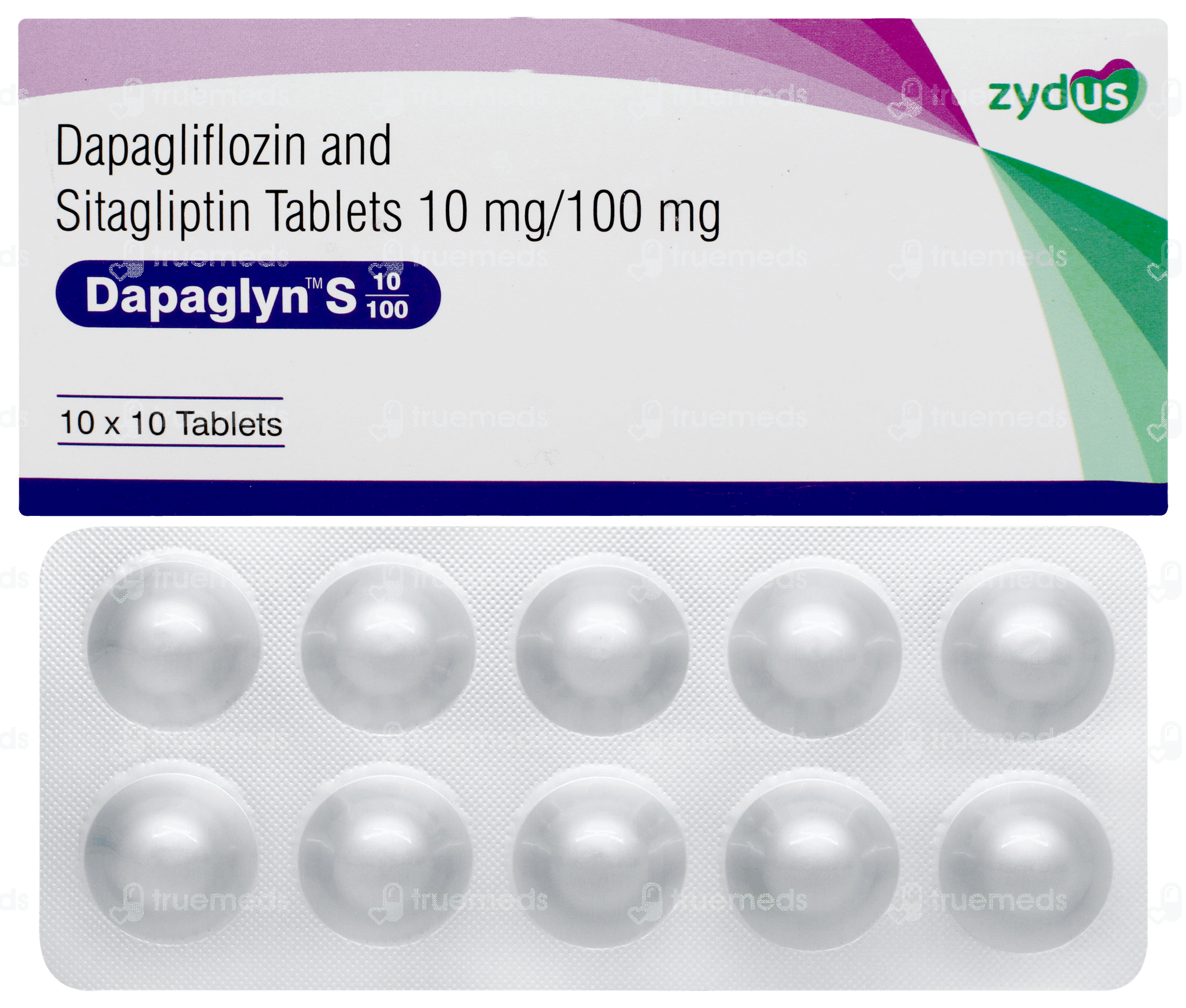 Dapaglyn S 10100 Mg Tablet 10 - Uses, Side Effects, Dosage, Price | Truemeds
