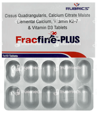 Fracfine Plus Tablet 10 - Uses, Side Effects, Dosage, Price | Truemeds