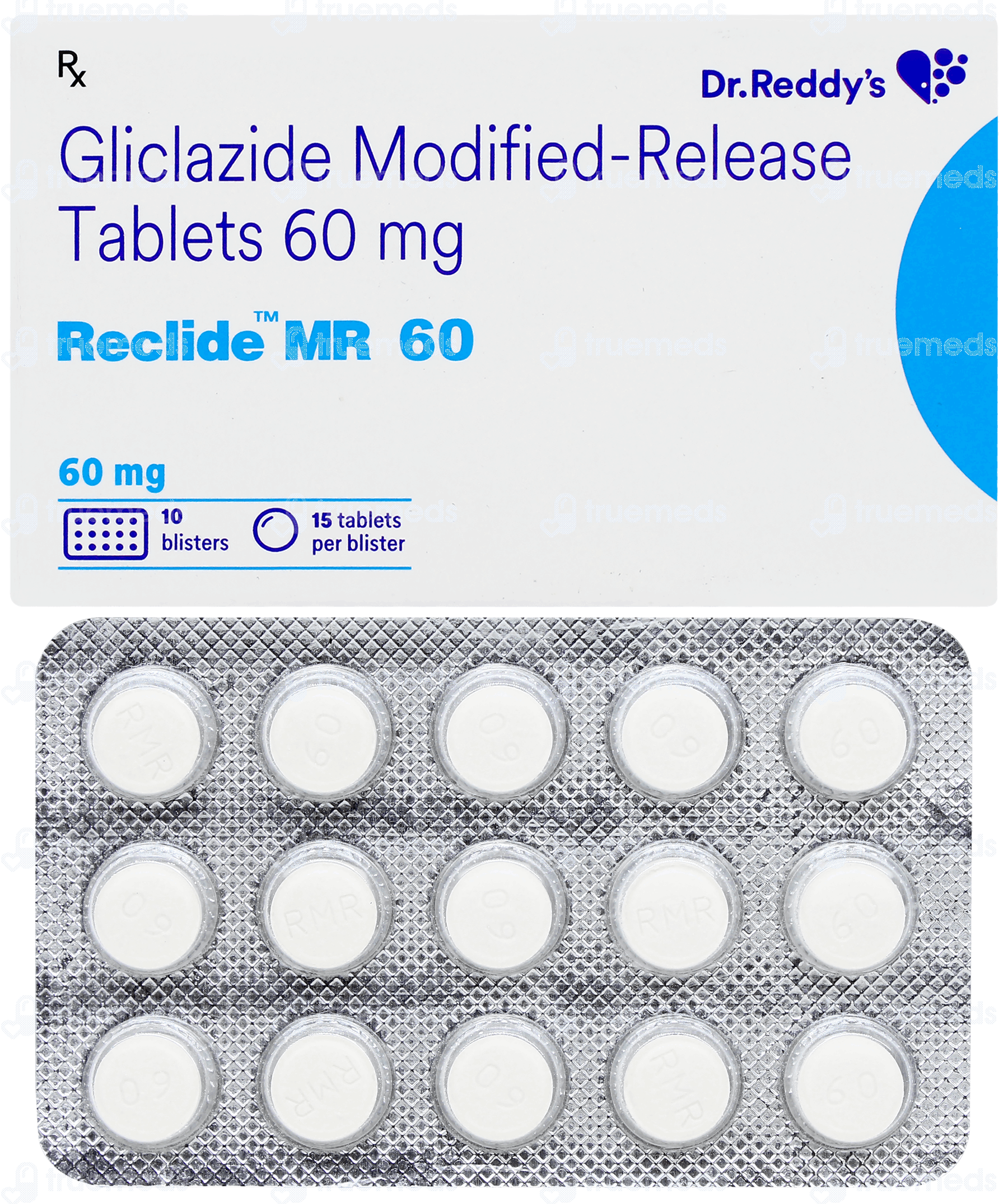 Reclide Mr 60 Tablet 15 - Uses, Side Effects, Dosage, Price | Truemeds