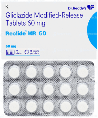Reclide Mr 60 Tablet 15 - Uses, Side Effects, Dosage, Price | Truemeds