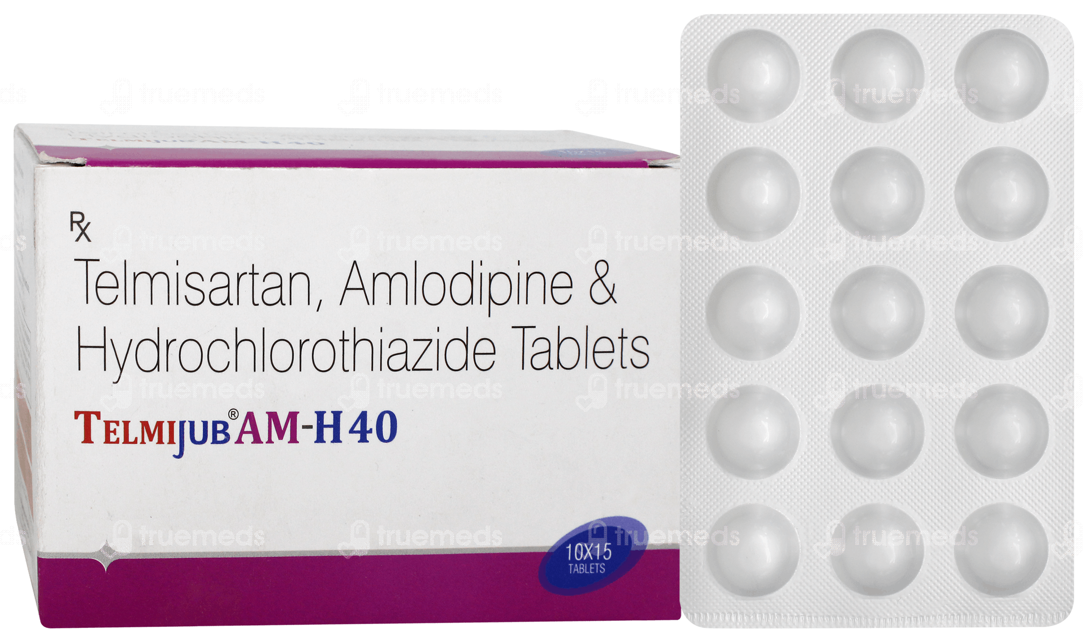Telmijub Am H 40 Mg Tablet 15 - Uses, Side Effects, Dosage, Price ...