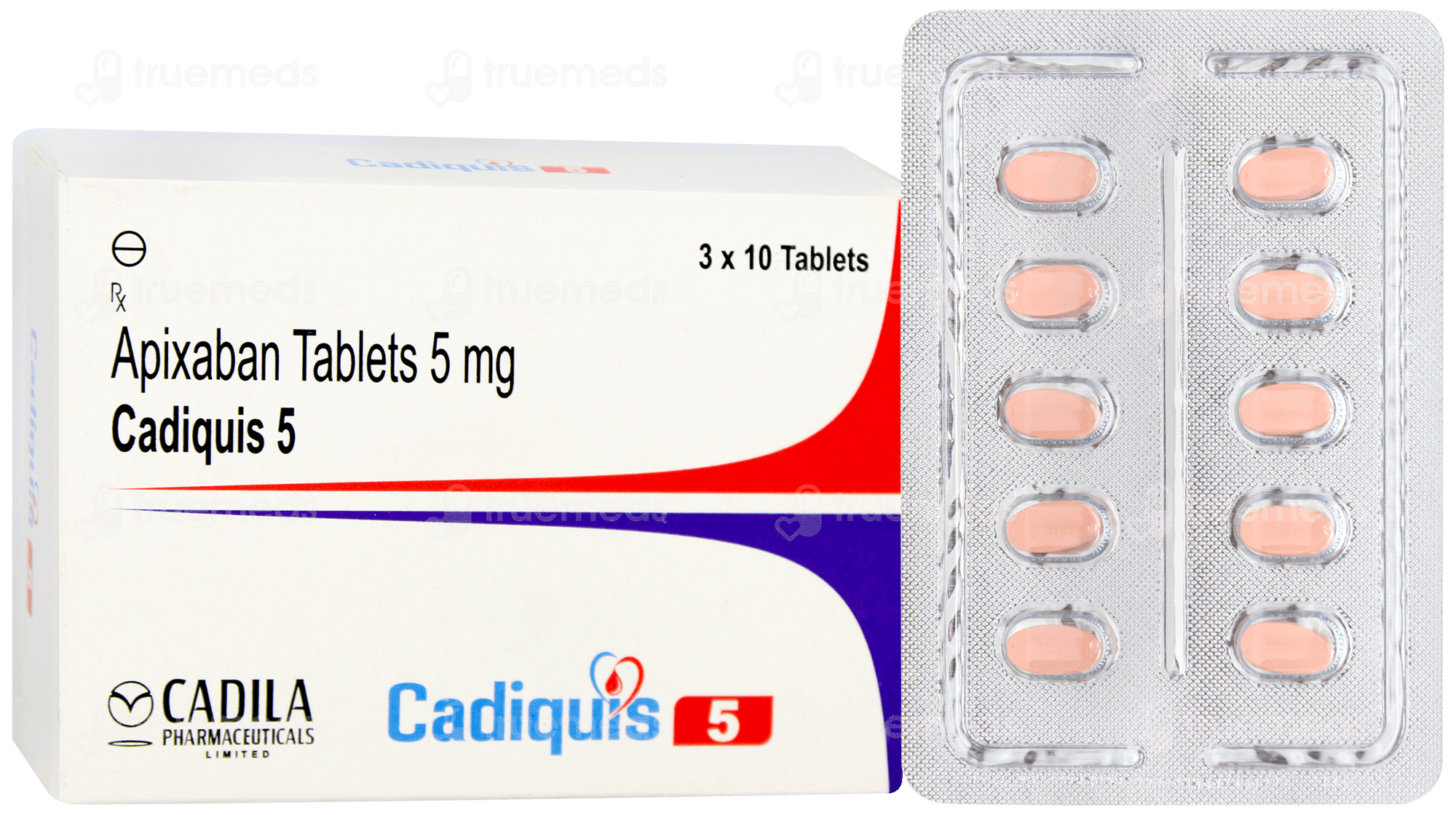 Cadiquis 5 Mg Tablet 10 - Uses, Side Effects, Dosage, Price | Truemeds