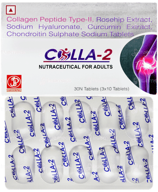 Colla 2 Tablet 10 - Uses, Side Effects, Dosage, Price | Truemeds