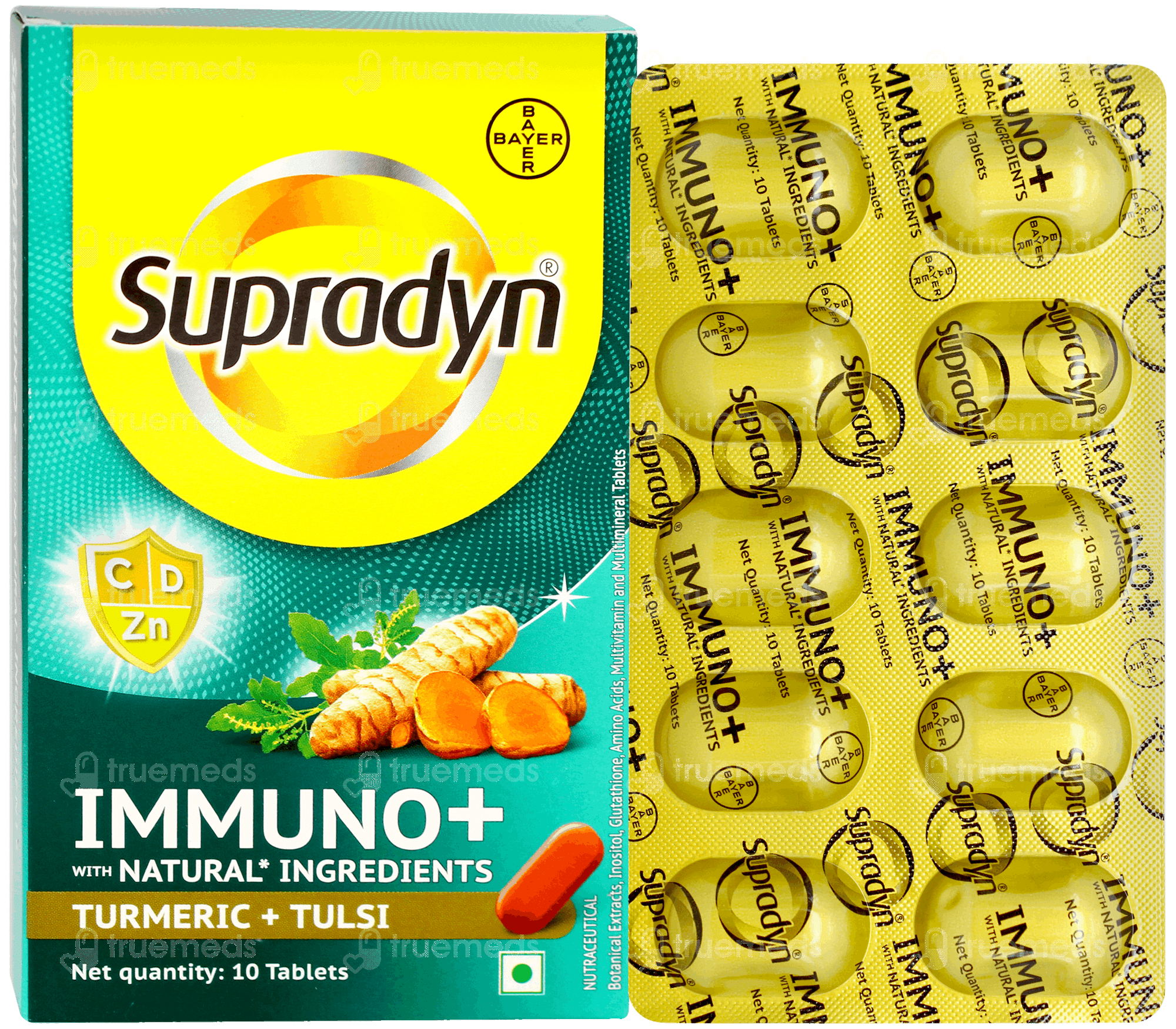 Supradyn Immuno Tablet 10 - Uses, Side Effects, Dosage, Price | Truemeds