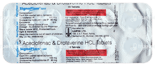 Signoflam Spas Tablet 10 - Uses, Side Effects, Dosage, Price | Truemeds