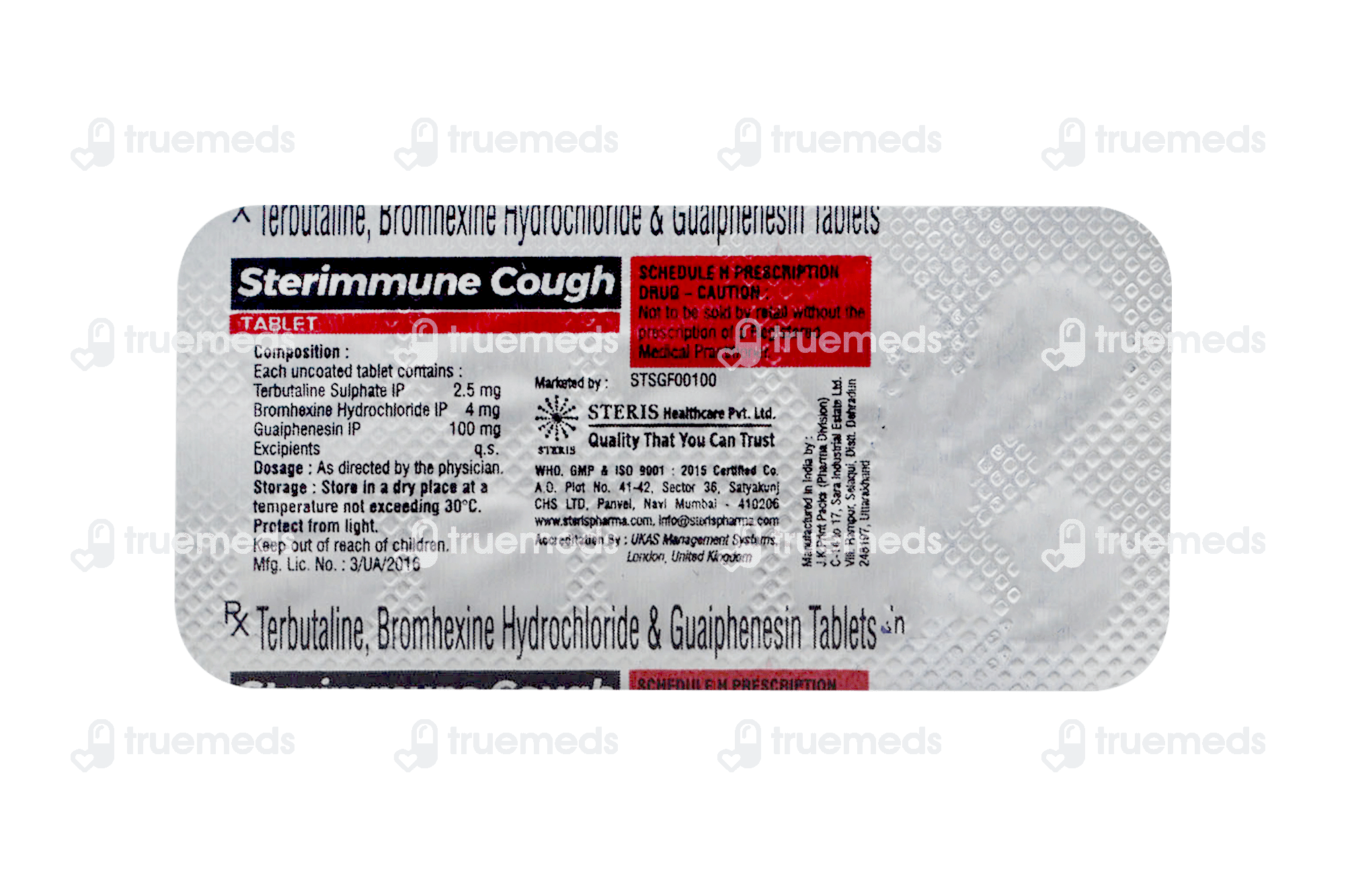 Sterimmune Cough Tablet 10 - Uses, Side Effects, Dosage, Price | Truemeds