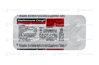 Sterimmune Cough Tablet 10 - Uses, Side Effects, Dosage, Price | Truemeds