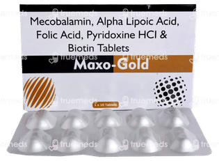 Maxo Gold Tablet 10 - Uses, Side Effects, Dosage, Price | Truemeds