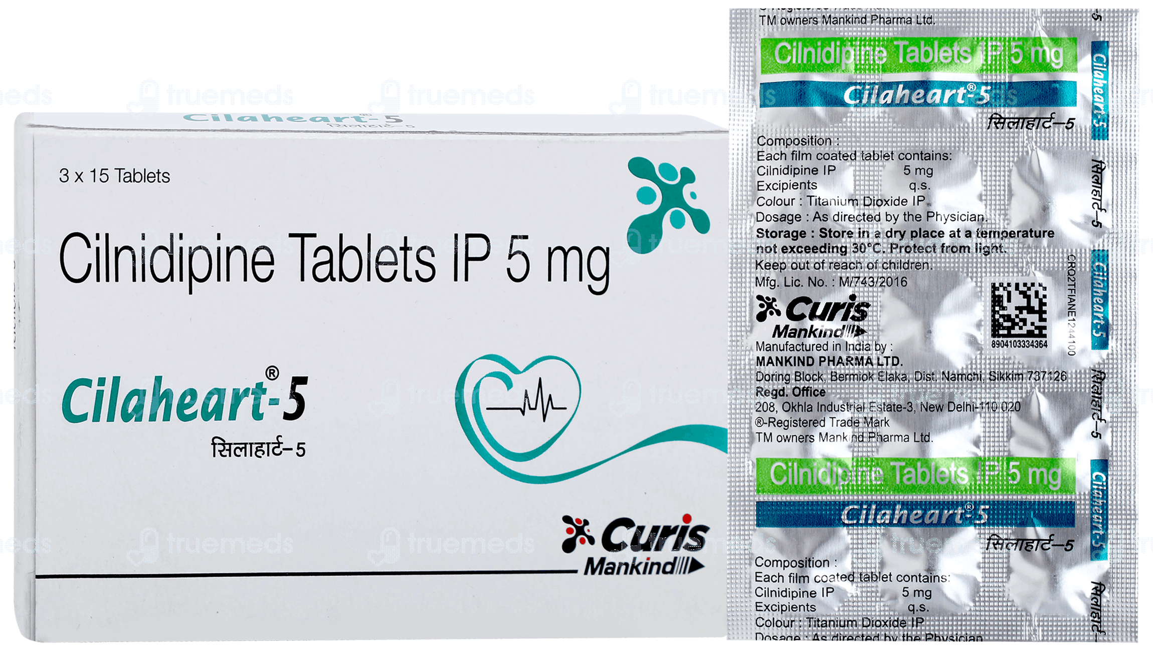 Cilaheart 5 Tablet 15: Uses, Side Effects, Price & Substitutes