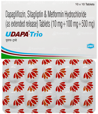 Udapa Trio Tablet: Uses, Side Effects, Price & Substitutes