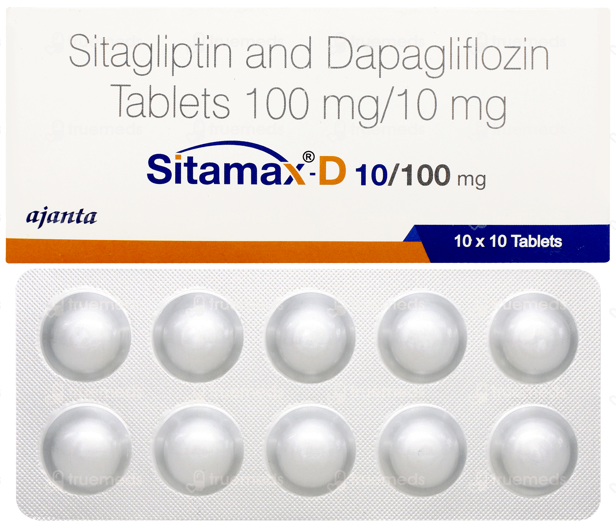 Sitamax D 10100 Mg Tablet 10 - Uses, Side Effects, Dosage, Price | Truemeds