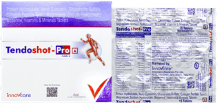 Tendoshot Pro Tablet 15 - Uses, Side Effects, Dosage, Price | Truemeds