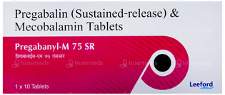 Pregabanyl M 75 Sr Tablet 10: Uses, Side Effects, Price & Substitutes