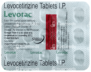 Levotac 5 Mg Tablet 15 - Uses, Side Effects, Dosage, Price | Truemeds