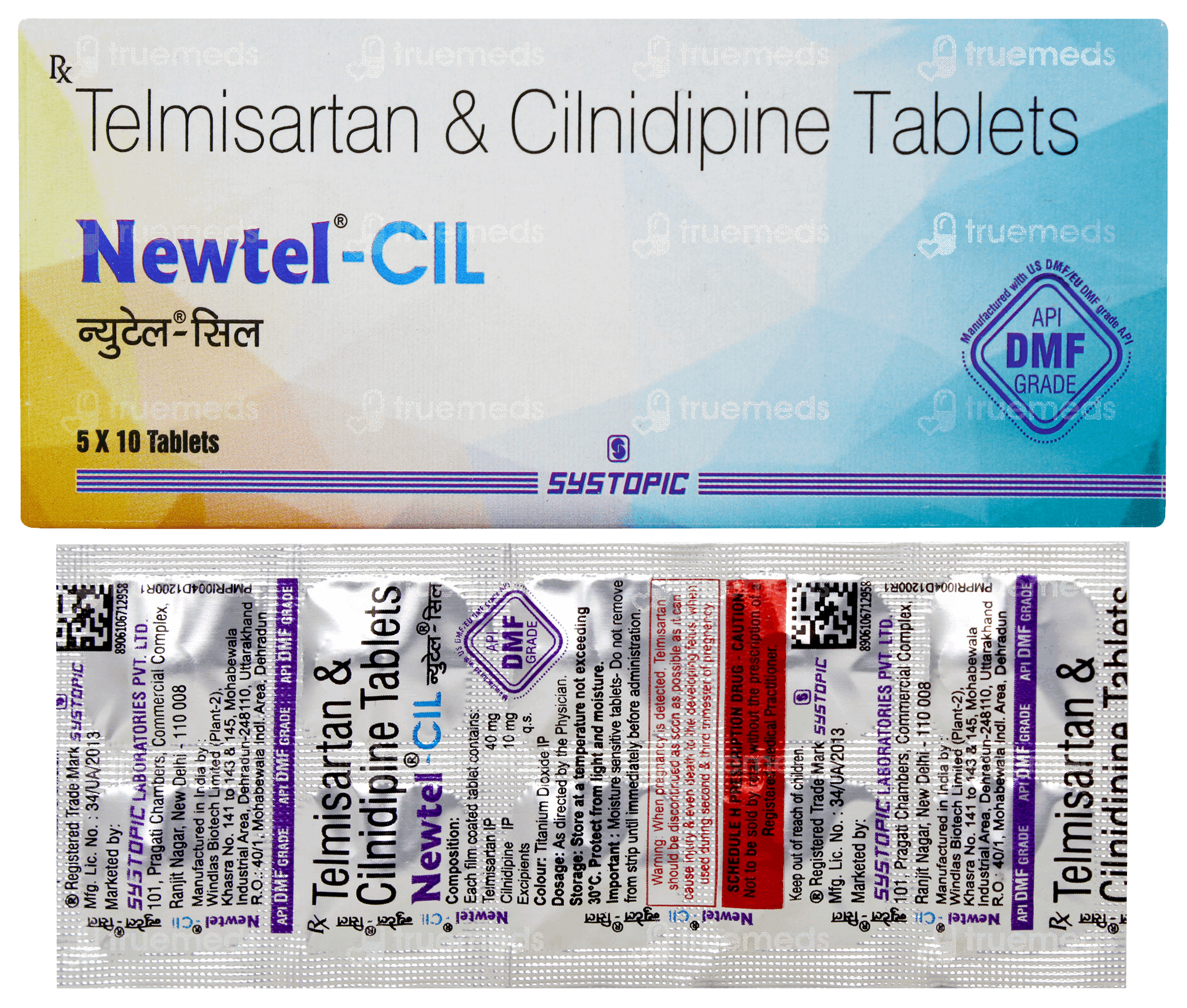 Newtel Cil 1040 Mg Tablet 10 - Uses, Side Effects, Dosage, Price | Truemeds