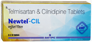 Newtel Cil 1040 Mg Tablet 10 - Uses, Side Effects, Dosage, Price | Truemeds
